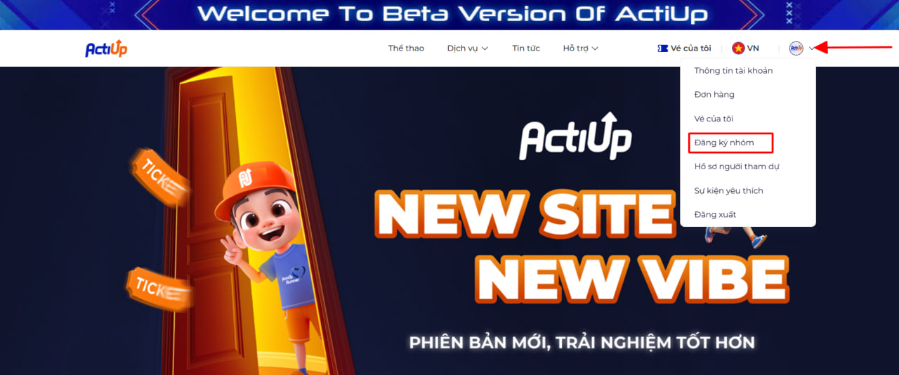 HƯỚNG DẪN ĐĂNG KÝ NHÓM | ActiUp