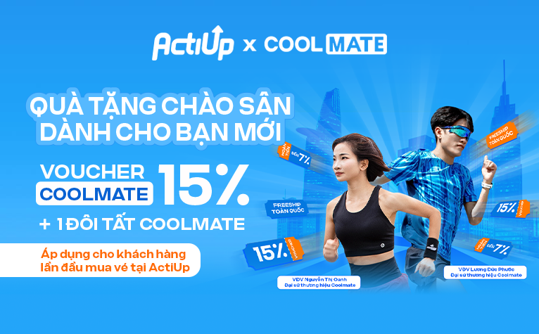 Mua bán vé chạy bộ, concert, hội thảo đáng tin cậy | ActiUp