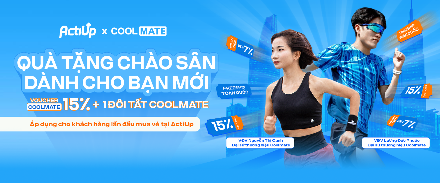 Mua bán vé chạy bộ, concert, hội thảo đáng tin cậy | ActiUp