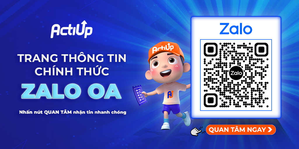 Mua bán vé chạy bộ, concert, hội thảo đáng tin cậy | ActiUp