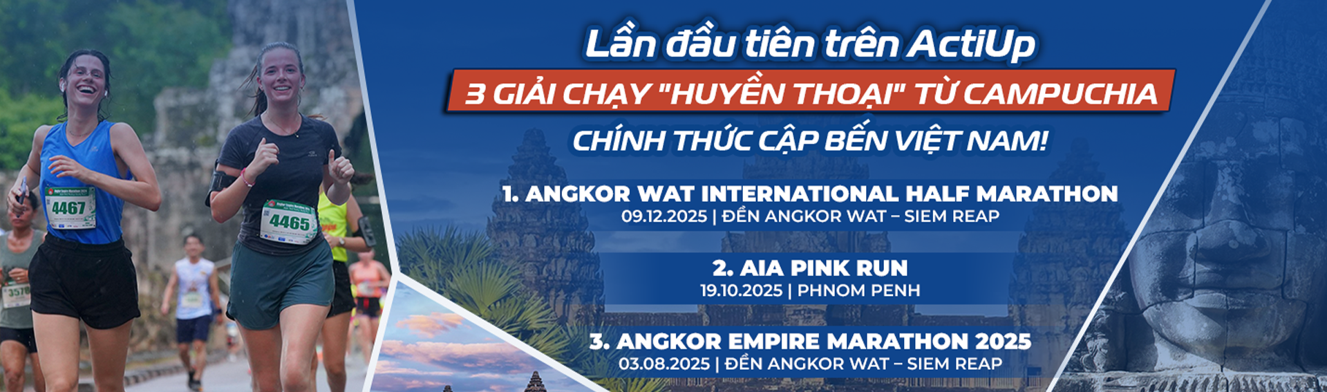 Mua bán vé chạy bộ, concert, hội thảo đáng tin cậy | ActiUp