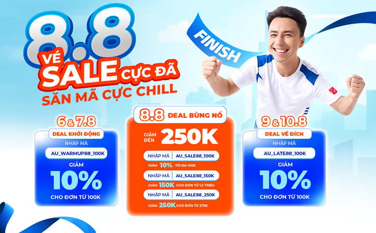 🎫 8.8 VÉ SALE CỰC ĐÃ – SĂN MÃ CỰC CHILL | ACTIUP.NET